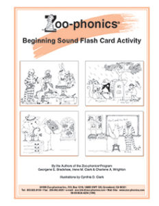 Sound Flash Card Activities - Beginning-1 - Zoo-phonics