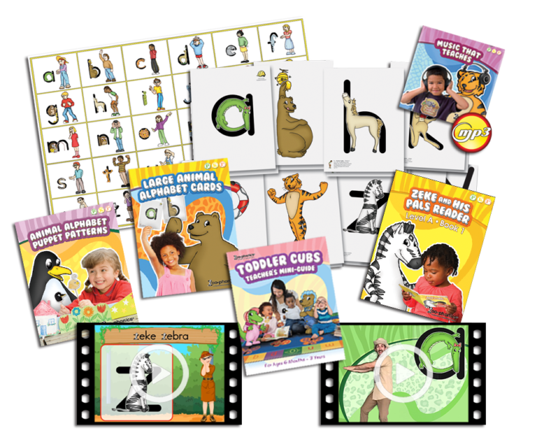 Toddler Cubs Alphabet Kit - Zoo-phonics