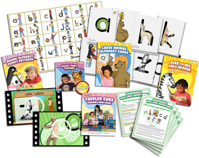 Toddler Cubs Alphabet Kit - Zoo-phonics